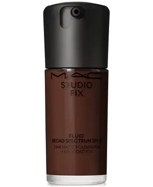 MAC COSMETICS Studio Fix Fluid Spf 15 24hr Matte Foundation + Oil Control Nw60 (rich Espresso With Red Undertones