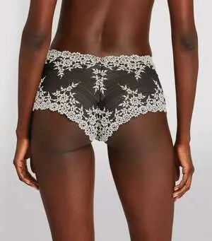 Wacoal Embrace Lace Boyshorts - Black