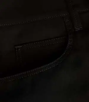 Giorgio Armani Stretch-cotton Chinos - Black