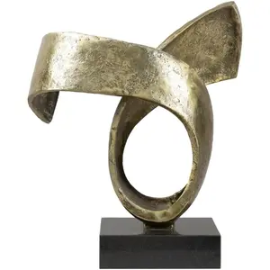 SURYA Icaro Decorative Sculpture - Gold/black