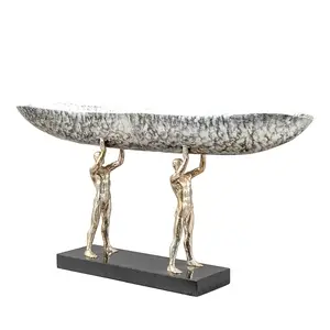 SURYA Homo Sapiens Decorative Bowl - Nickel