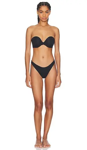 Natori Minimal Strapless Contour Bra - Black