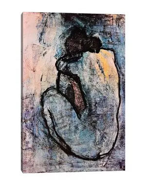 ICANVAS Blue Nude By Pablo Picasso Wall Art - Nocolor