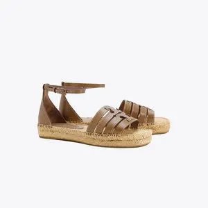 Tory Burch Ines Multi-strap Espadrille Sandal - Wild Mushroom