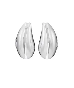 Tory Burch Wave Earring Light Silver
