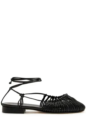 Hereu Mantera Leather Sandals Black