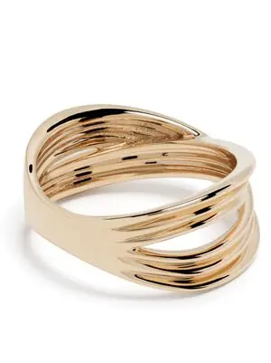 DANA REBECCA DESIGNS 14k Yellow Nana Bernice Large Crossover Ring