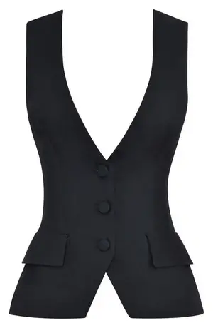 House Of Cb Juliet Tuxedo Vest