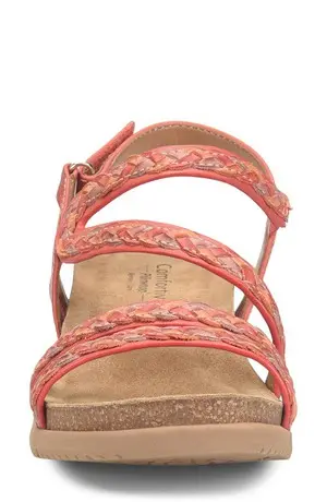COMFORTIVA Silvia Wedge Sandal - Tomato Multi