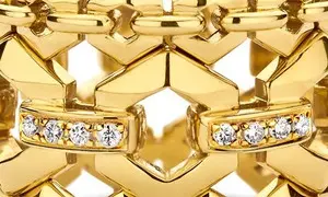DRIES CRIEL Diamond Link Ring