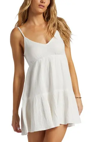 BILLABONG Wave After Wave Tiered Cotton Gauze Sundress