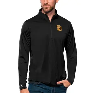 ANTIGUA San Diego Padres Tribute Quarter-zip Pullover Top