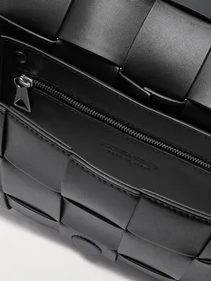 Bottega Veneta Cassette Intrecciato Messenger Bag