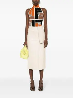 Fendi Ff Puzzle Print Knitted Top