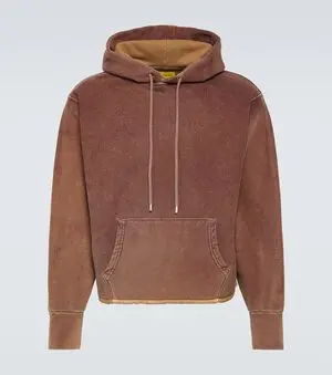 NOTSONORMAL Raw Edge Cotton Fleece Hoodie