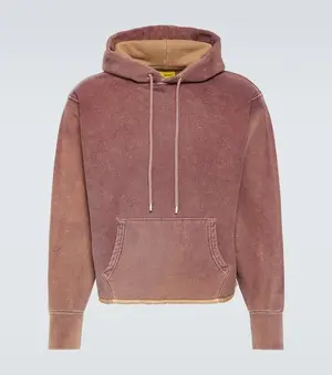 NOTSONORMAL Raw Edge Cotton Fleece Hoodie