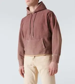 NOTSONORMAL Raw Edge Cotton Fleece Hoodie