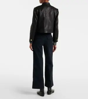 NILI LOTAN Leon Wide-leg Pants - Blue