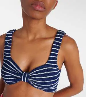 Hunza G Judy Striped Bikini - Multicoloured