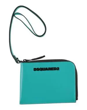 Dsquared2 Leather Crossbody Wallet - Blue
