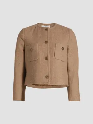 Ba&sh Meredith Cotton-blend Jacket - Camel