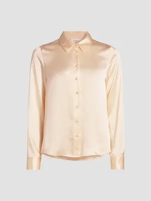 Cami Nyc Crosby Silk Blouse - Ceramic