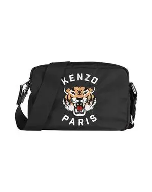 Kenzo Cross-body Bag Polyester, Cow Leather - Black