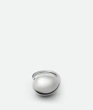 BOTTEGA  VENETA Bottega Veneta Drop Ring - Silver