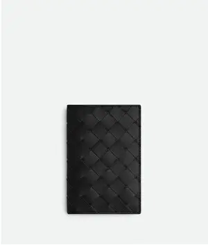 BOTTEGA  VENETA Intrecciato Passport Case - Space/new Sauge
