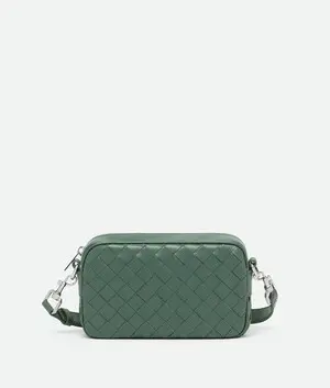 Bottega Veneta Mini Intrecciato Camera Bag Aloe