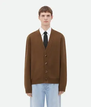 Bottega Veneta Cashmere Cardigan - Cedar