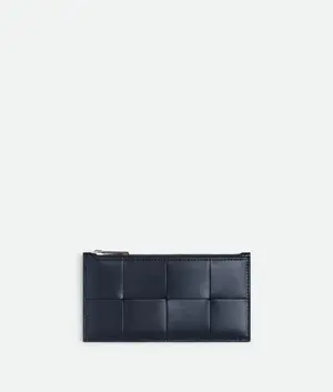 BOTTEGA  VENETA Slim Cassette Long Wallet - Space/mud