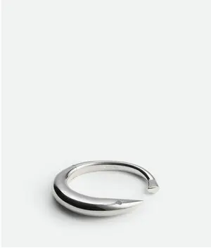 Bottega Veneta Bottega Veneta Sardine Cuff Bracelet Silver