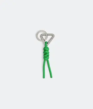 BOTTEGA  VENETA Triangle Key Ring - Parakeet