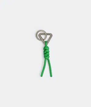 Bottega Veneta Triangle Key Ring - Parakeet