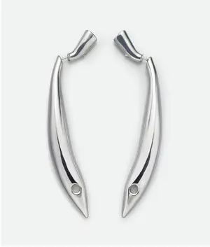 BOTTEGA  VENETA Bottega Veneta Sardine Earrings - Silver