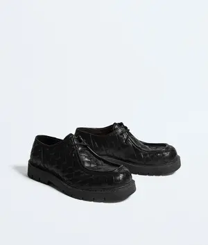 Bottega Veneta Haddock Lace-up Shoe - Black