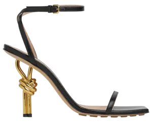 Bottega Veneta Knot Sandal - Black
