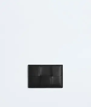 Bottega Veneta Cassette Credit Card Case - Black