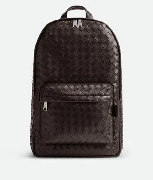 BOTTEGA  VENETA Intrecciato Leather Backpack - Fondant