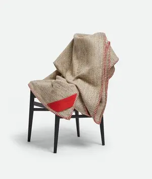 Bottega Veneta Tweed Blanket - Brown