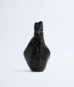 Bottega Veneta Medium Jodie Intrecciato Shoulder Bag - Nero