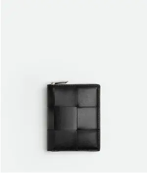 BOTTEGA  VENETA Zip Around Wallet - Black