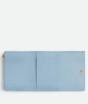 Bottega Veneta Cassette Tri-fold Zip Wallet
