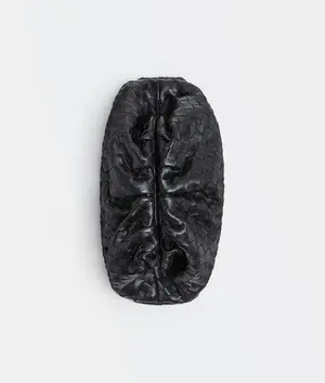 Bottega Veneta Intrecciato Leather Pouch - Black