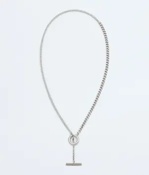 BOTTEGA  VENETA Bottega Veneta Intreccio Necklace - Silver