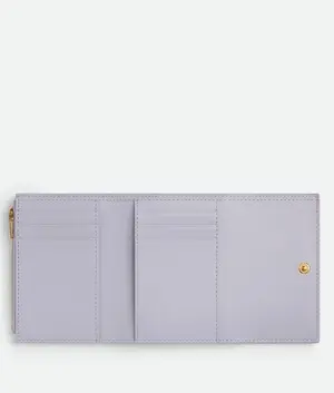 Bottega Veneta Cassette Tri-fold Zip Wallet