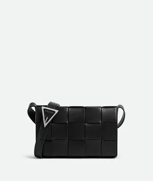 BOTTEGA  VENETA Cassette Crossbody Bag - Black