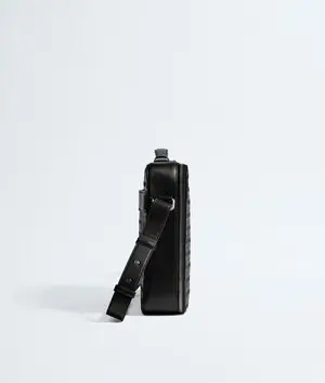 Bottega Veneta Intrecciato Briefcase - Black