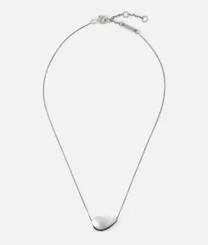 Bottega Veneta Drop Pendant Necklace - Silver